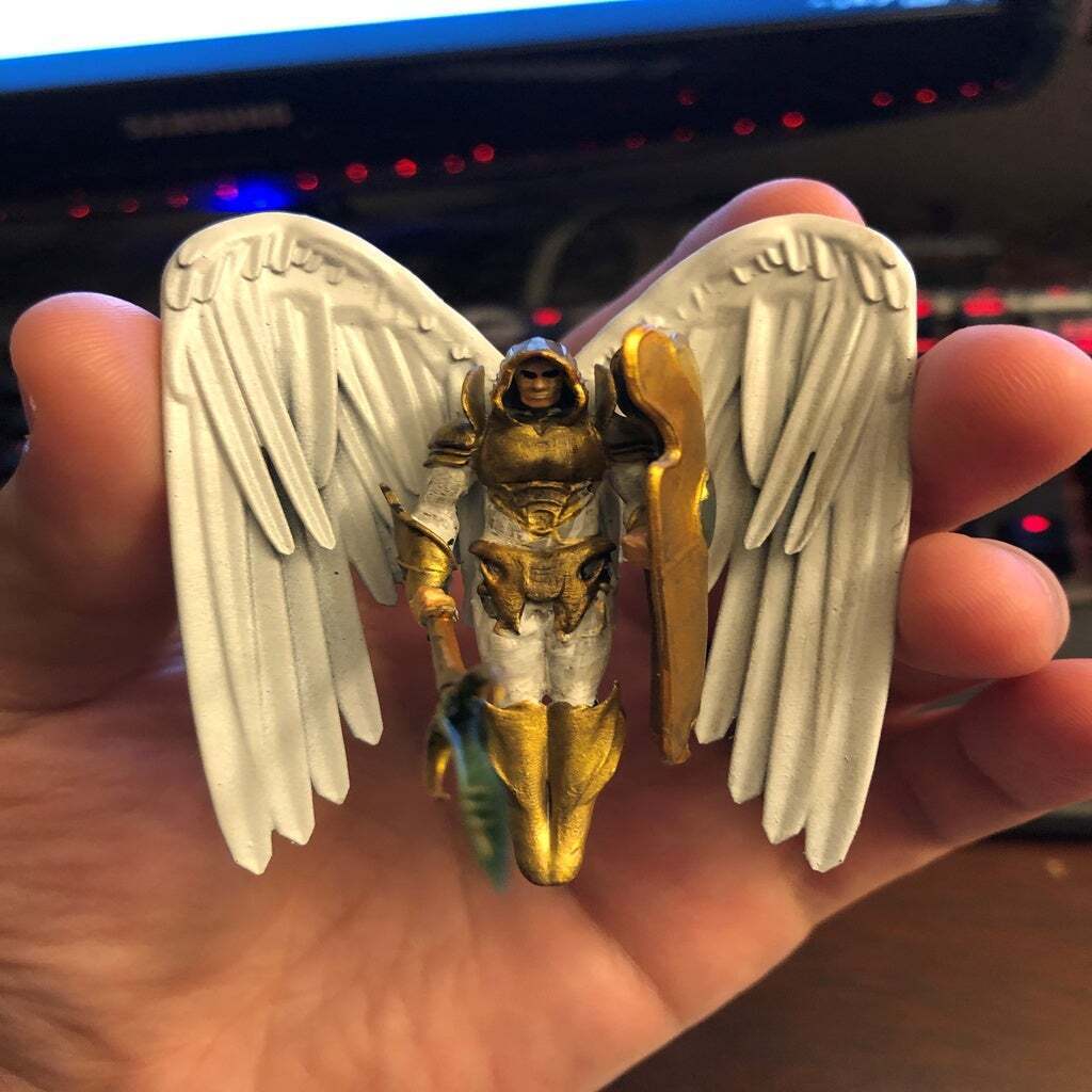 Free STL file Shield Archon / Warrior Angel 🛡️・3D printer design to ...