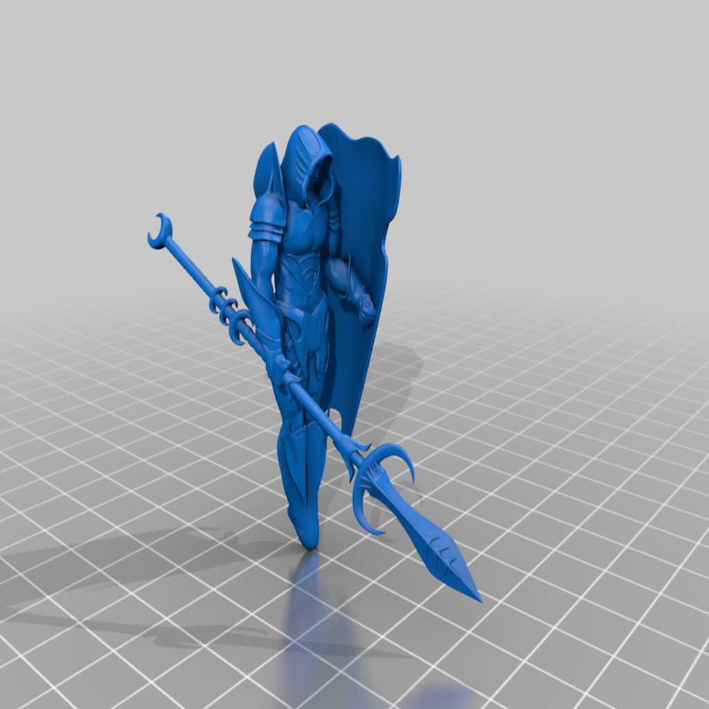 Free STL file Shield Archon / Warrior Angel 🛡️・3D printer design to ...