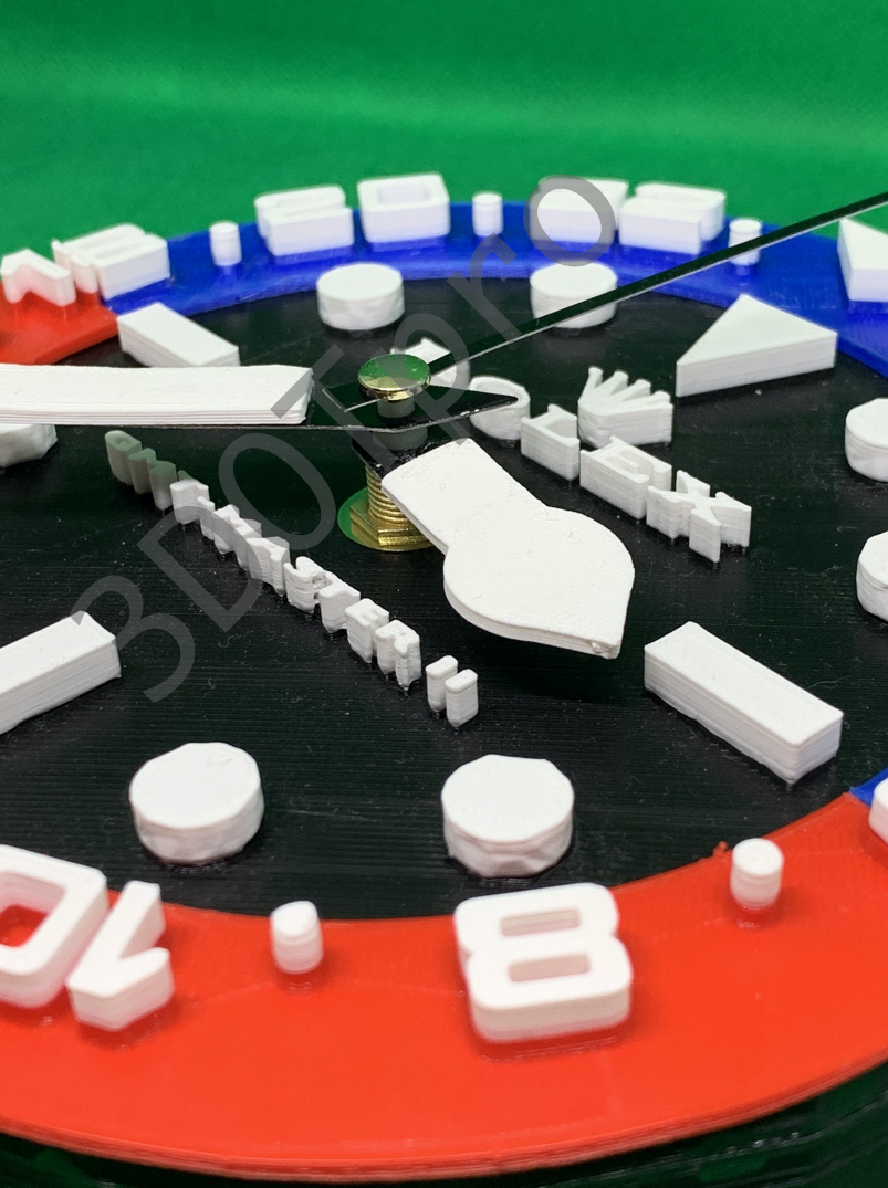 3D file Wall clock ROLEX GMT Master II・3D print design to download・Cults