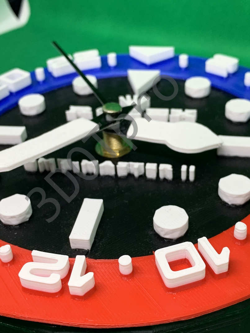 3D file Wall clock ROLEX GMT Master II・3D print design to download・Cults