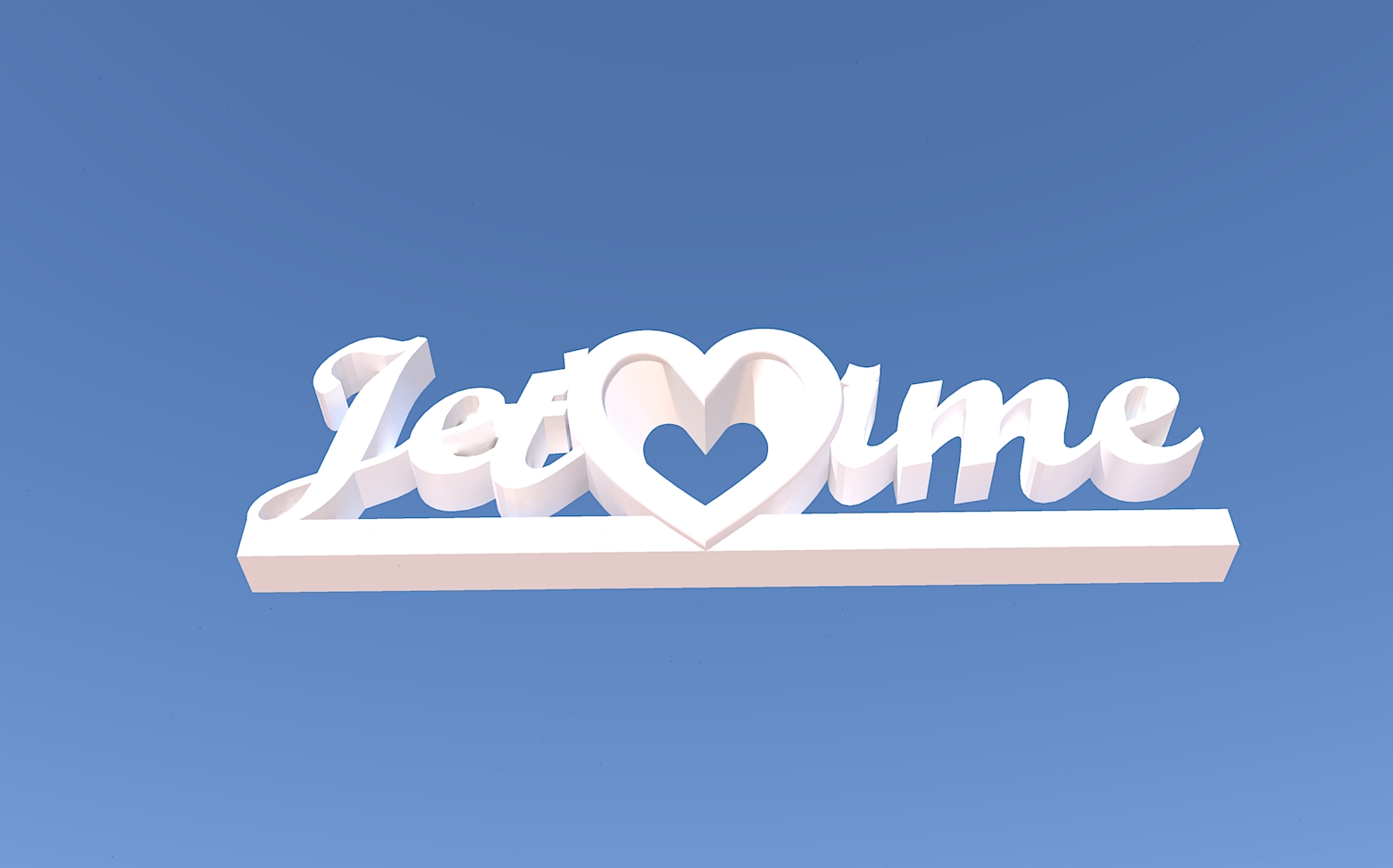 STL file Love ️‍🔥・Template to download and 3D print・Cults