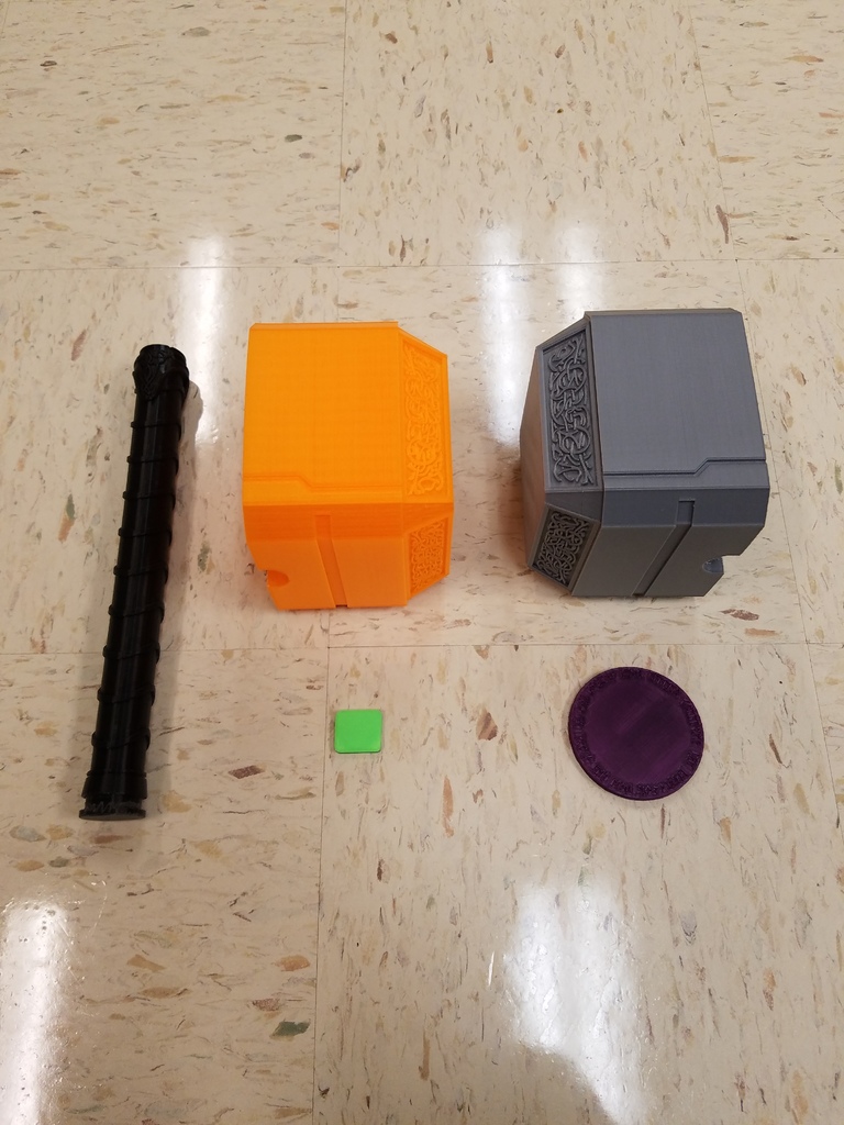 Free 3D file Mjolnir (Thor's Hammer) 🔨・3D printable model to download・Cults