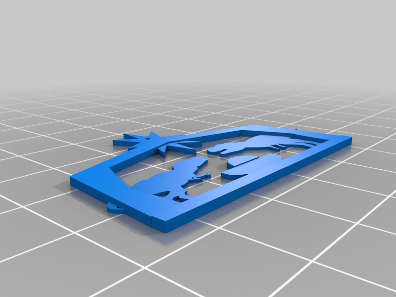 Free STL file T-Rex Nativity・3D print model to download・Cults