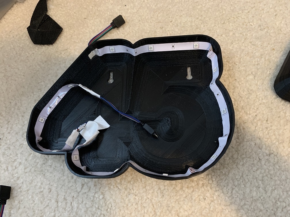 Free STL file Customizable Light Up LED Text Sign ⬆️・3D print design to ...