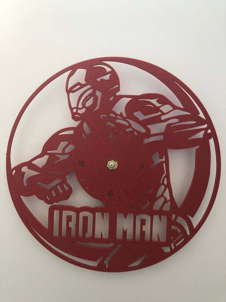 Free STL file Iron Man Clock・3D printer design to download・Cults