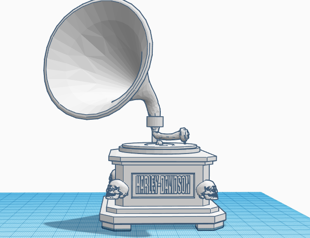Free STL file Harley davidson Gramophone・3D printing model to download ...