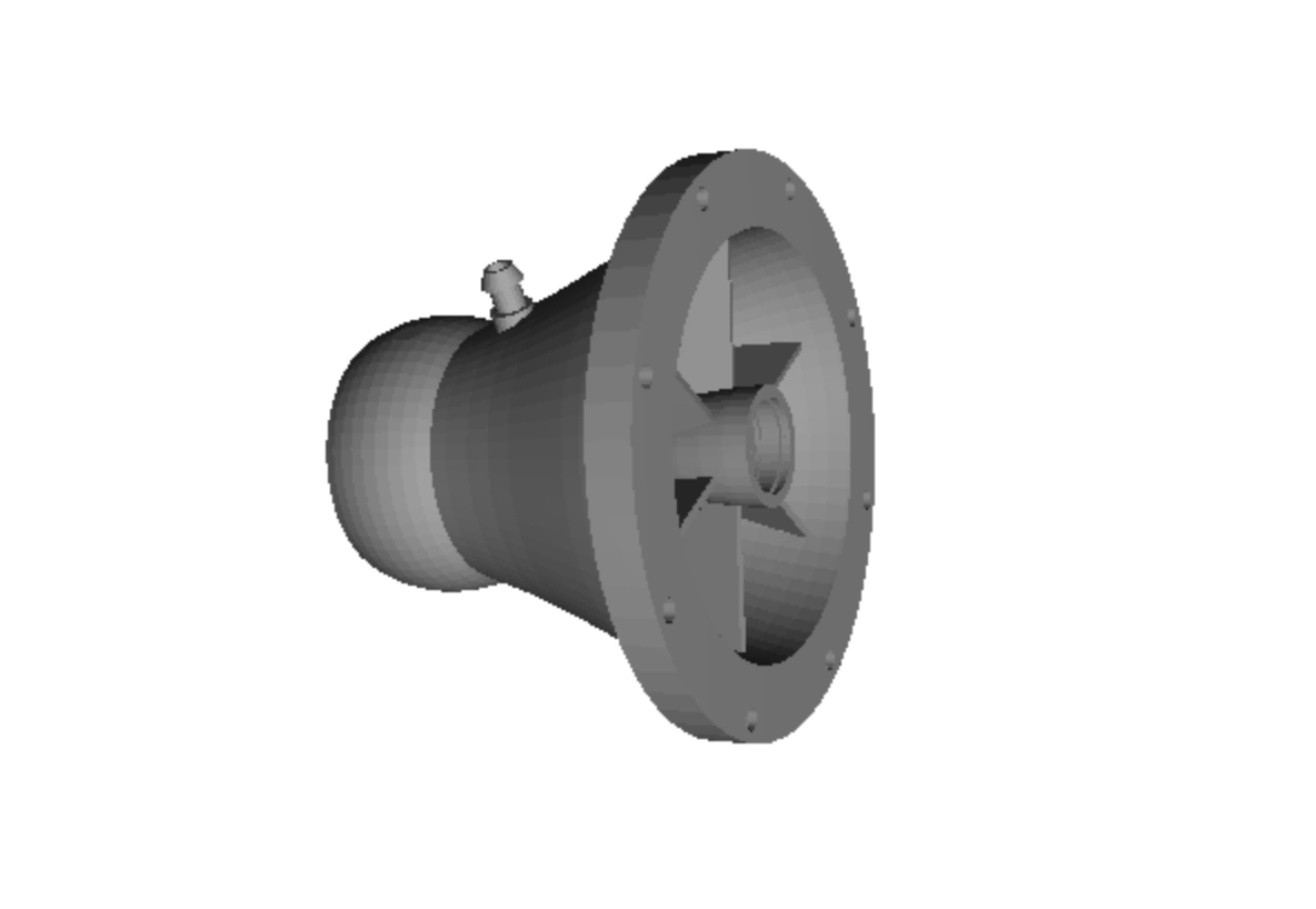STL file 80mm jet drive for canoe or electric surfboard!・Design to ...