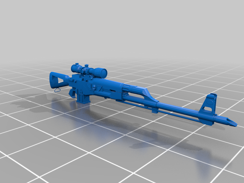 Free STL file Intergalactic Guard Motor Rifle Infantry SVD Dragun Las ...