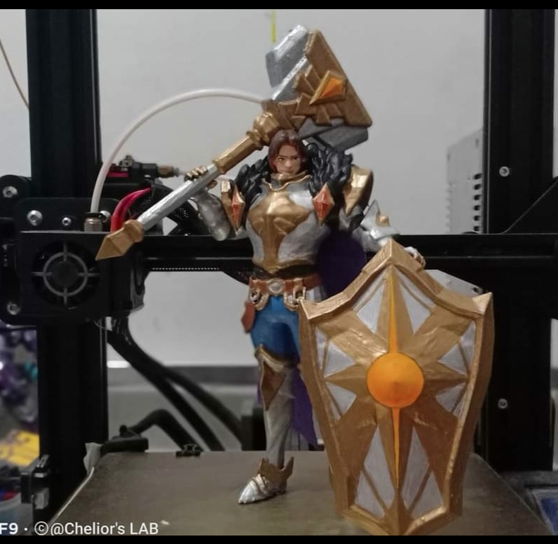 OBJ file tigreal mobile legends・3D printing design to download・Cults