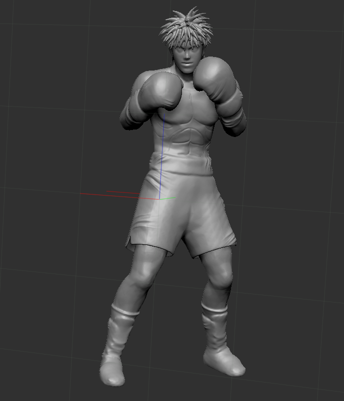 OBJ file ippo・3D print model to download・Cults