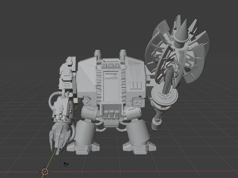 Free STL file Dreadnought Base Model with Extra Arms・3D print model to ...
