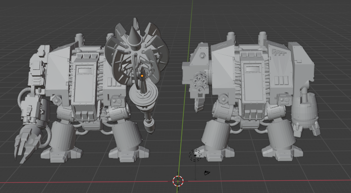 Free STL file Dreadnought Base Model with Extra Arms 🎨・3D print model ...
