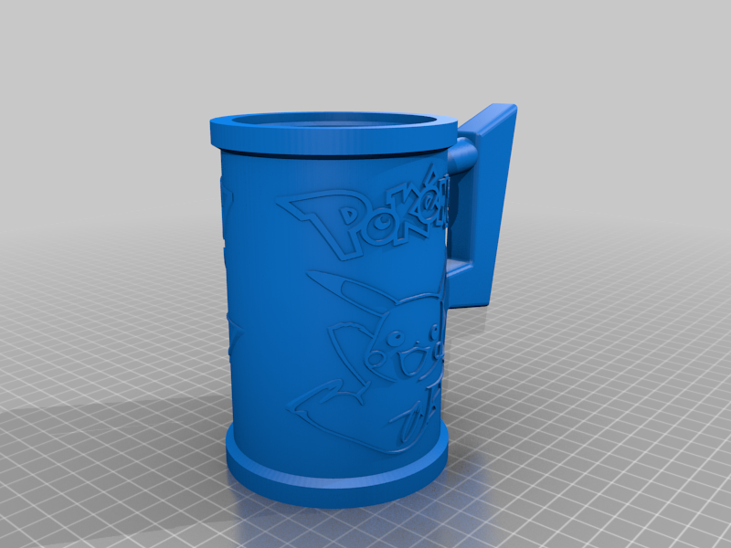 Free 3D file Pokémon Mug ☕・Design to download and 3D print・Cults