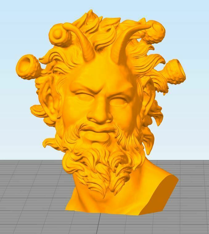 Archivo 3D gratis Fauno de Pompeya Cabeza・Diseño por impresión en 3D para descargar・Cults