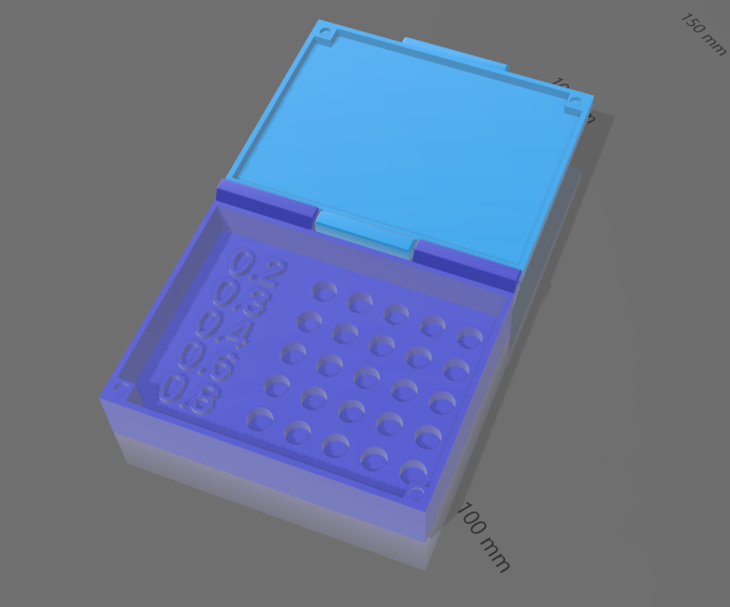 Free SCAD file Parametric Nozzle case with lid・3D printer model to ...