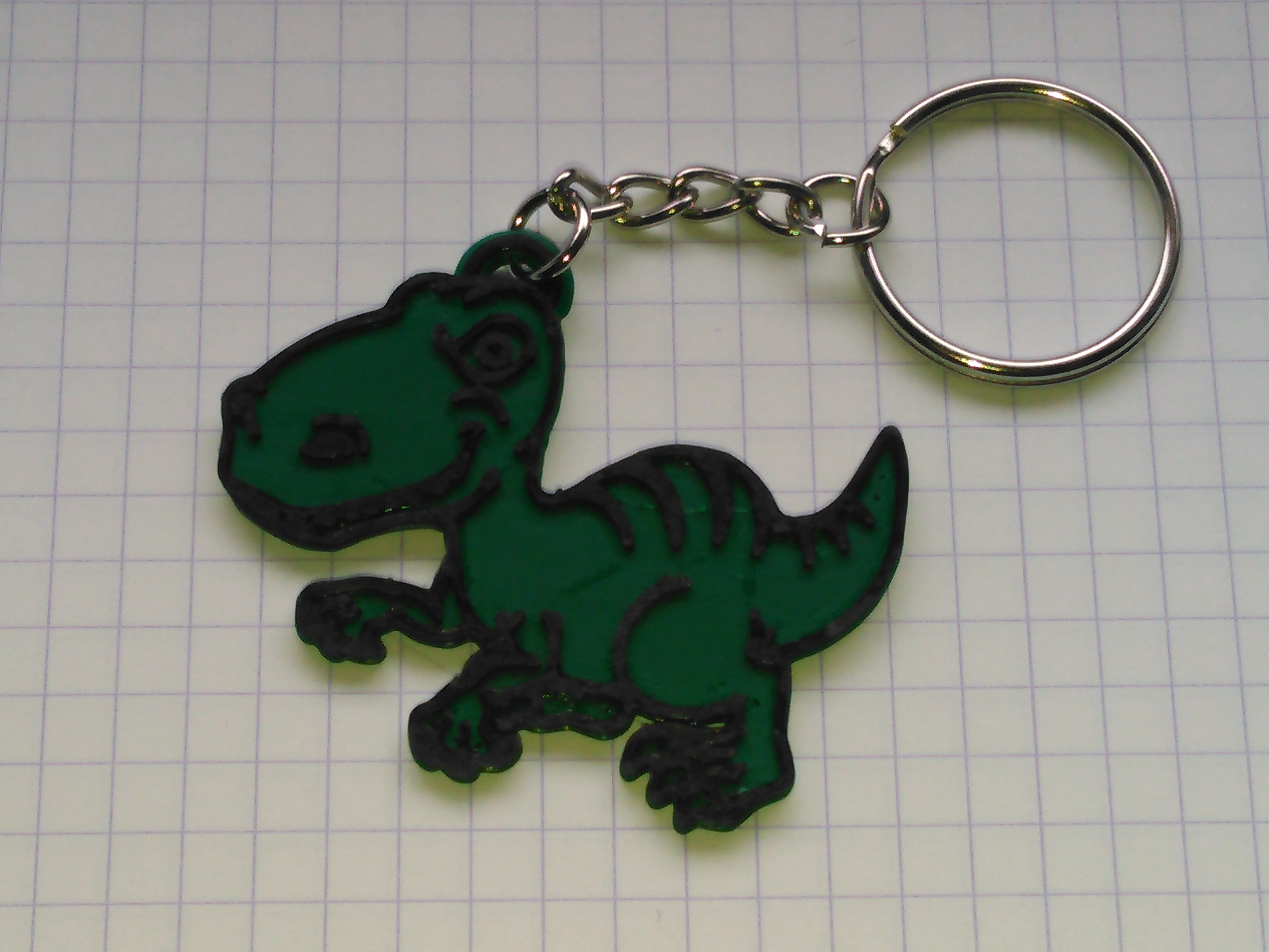 3D printable Dino key ring • made with Sidewinder X1・Cults