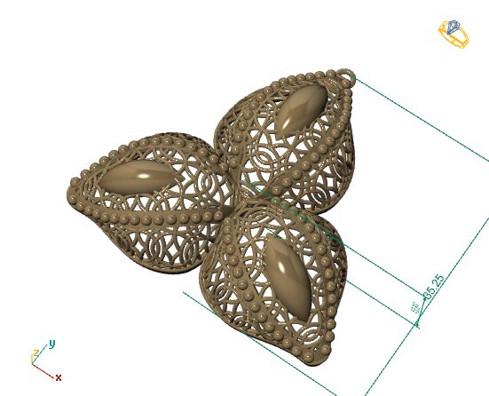 3D file Large Pendants 3DM File 3D print model・3D printer design to ...