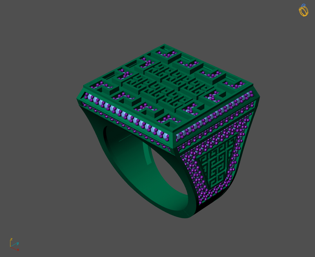 3D file Gents Ring - 3DM READY・Model to download and 3D print・Cults