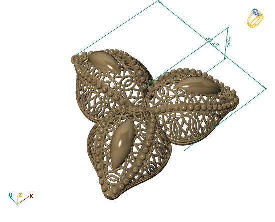 3D file Large Pendants 3DM File 3D print model・3D printer design to ...