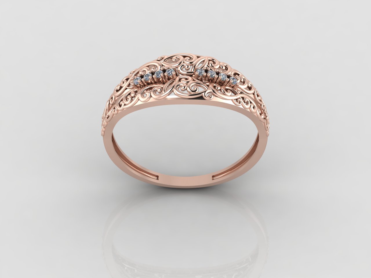 3D file Ring For Women (Stone) - 3DM RENDER DETAIL 3D PRINT MODEL ...