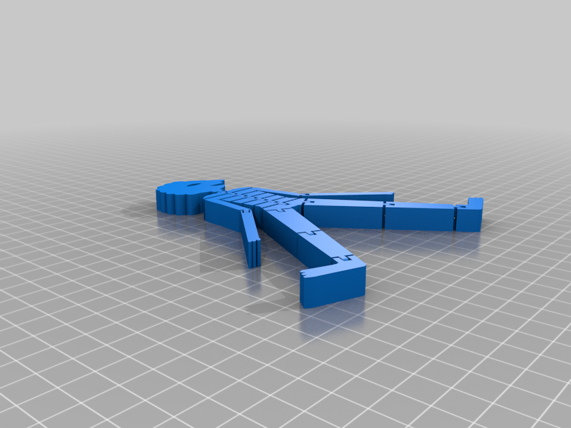 Free STL file Flexi Articulated Prismo (Adventure Time)・Template to ...