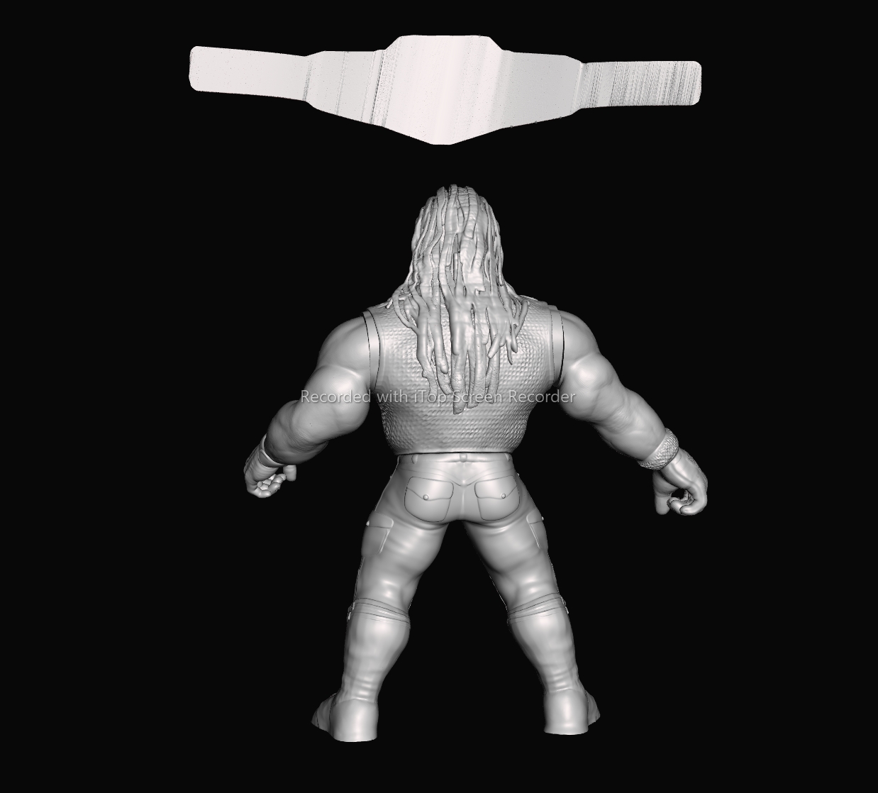 3D file WWF-WWE Costum Roman Reigns 🤼・3D printer design to download・Cults