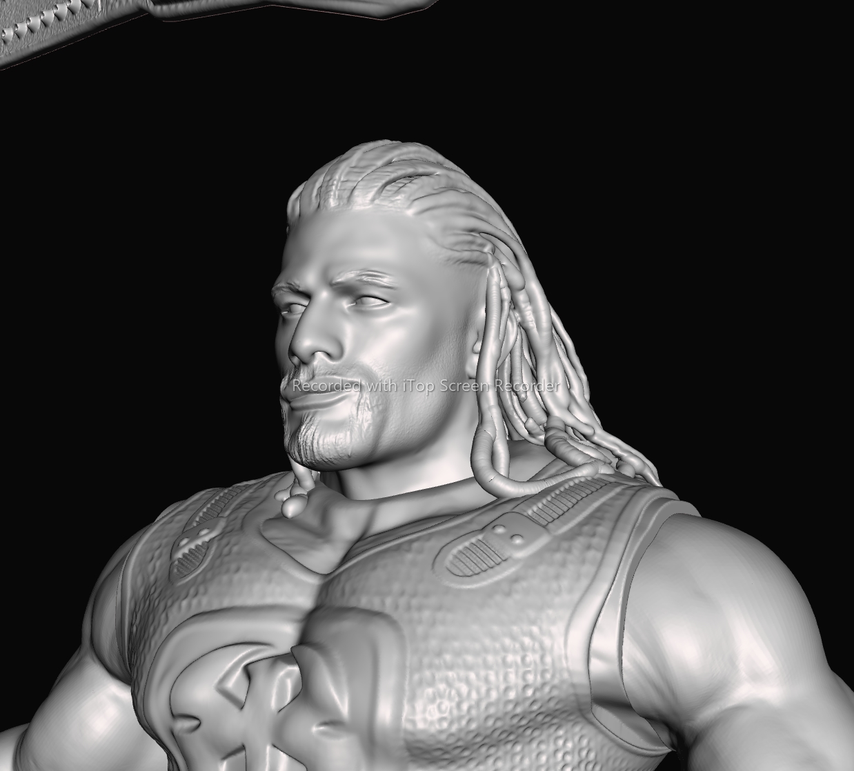 3D file WWF-WWE Costum Roman Reigns 🤼・3D printer design to download・Cults