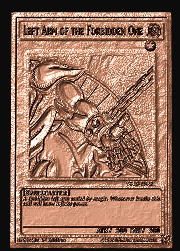 STL file YuGiOh EXODIA 5Cards・3D printer design to download・Cults