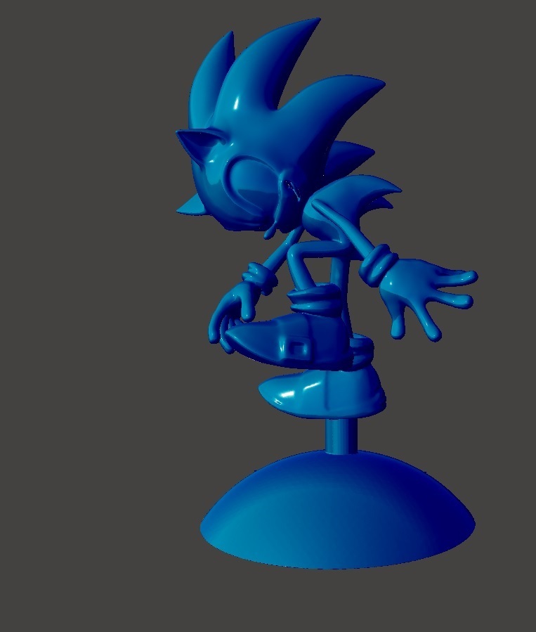 STL file Sonic・3D printer design to download・Cults