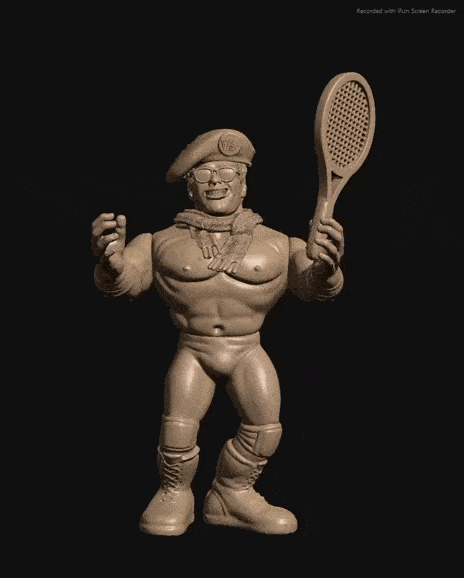 3D 文件 WWF Rick the Model Martel Full Figur Promo Prize 🤼・可下载 3D 打印机模型・Cults