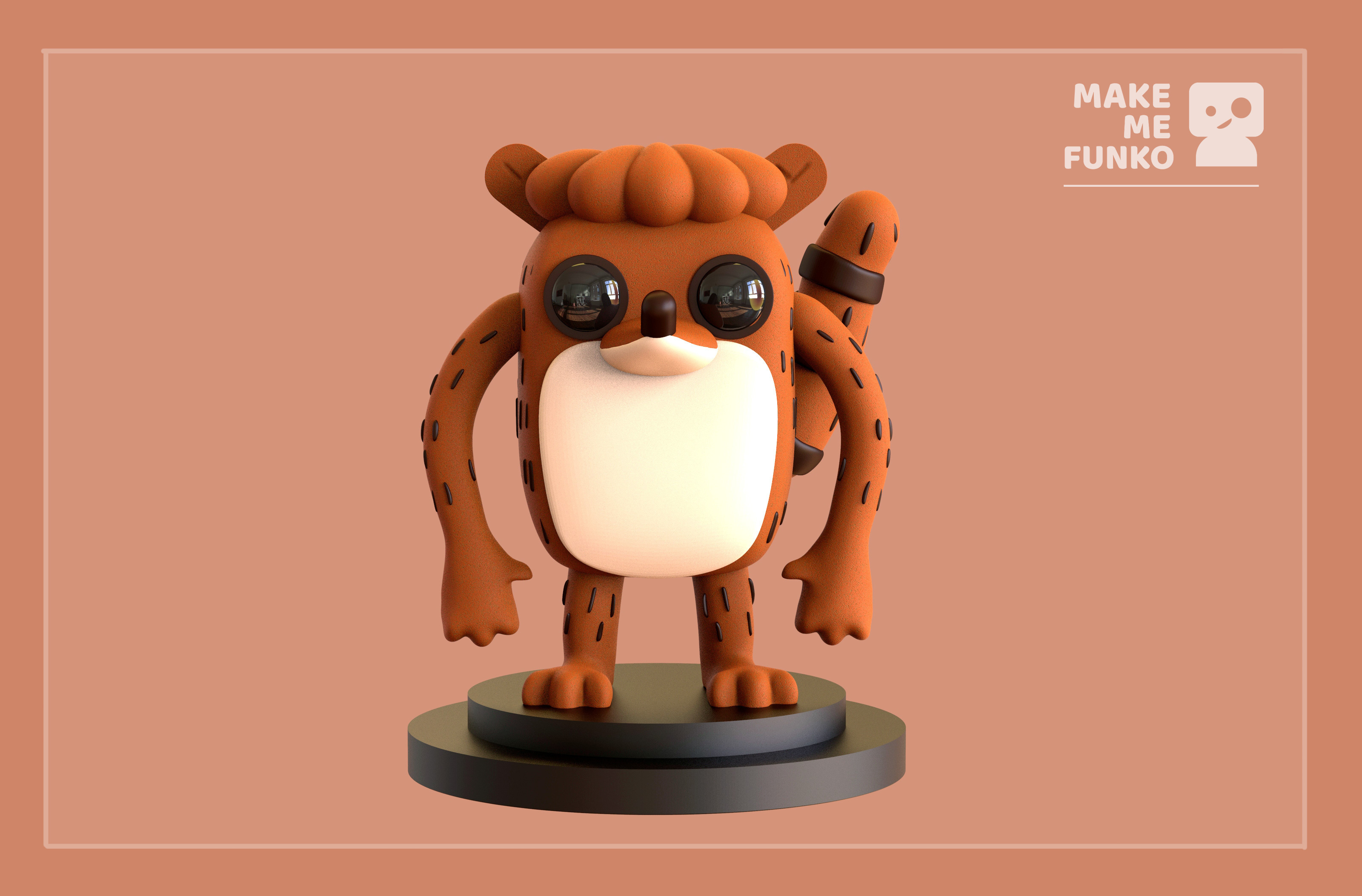 STL file Funko Rigby・3D print design to download・Cults