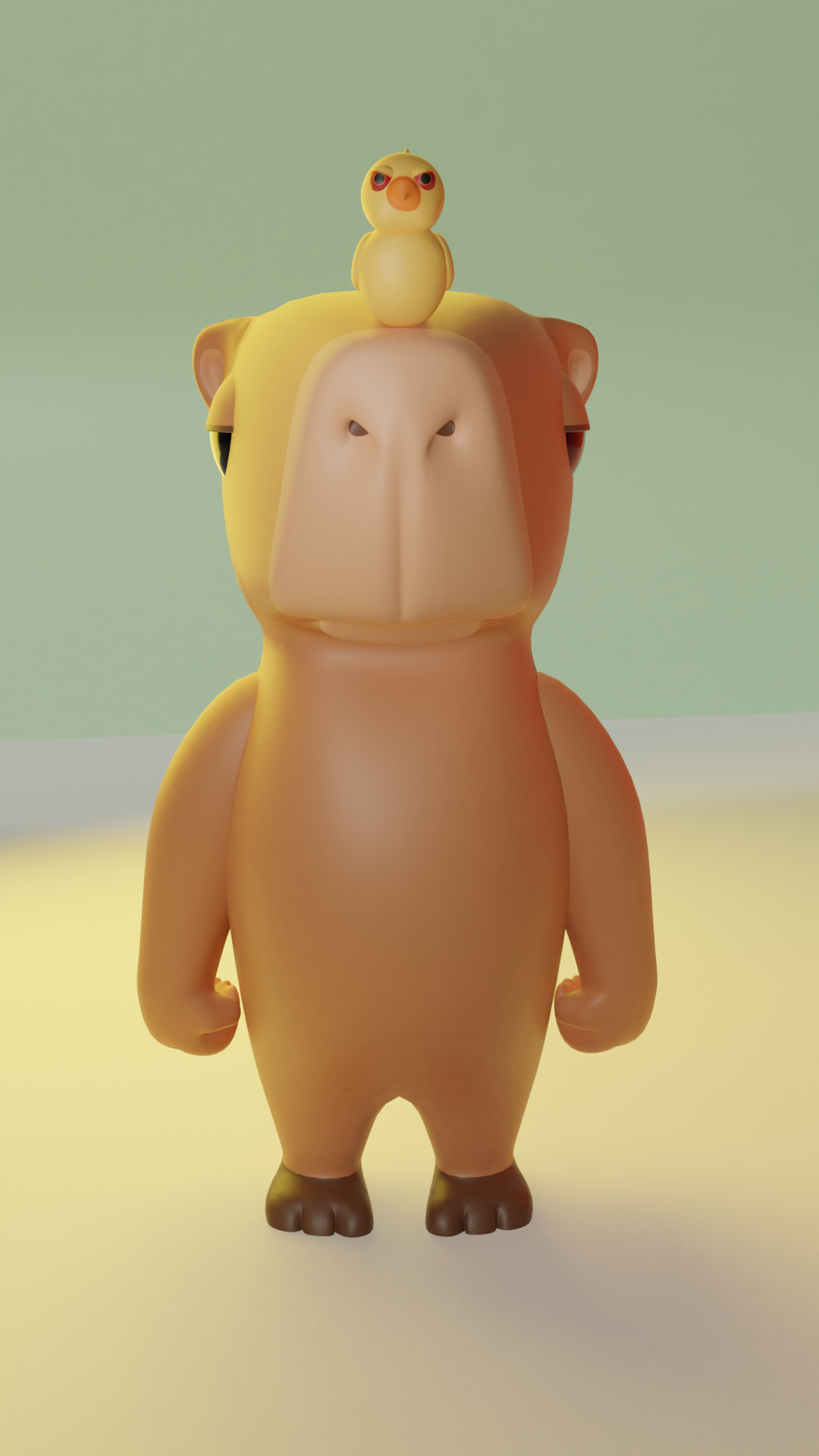 STL file Capybara 👾・3D printer model to download・Cults
