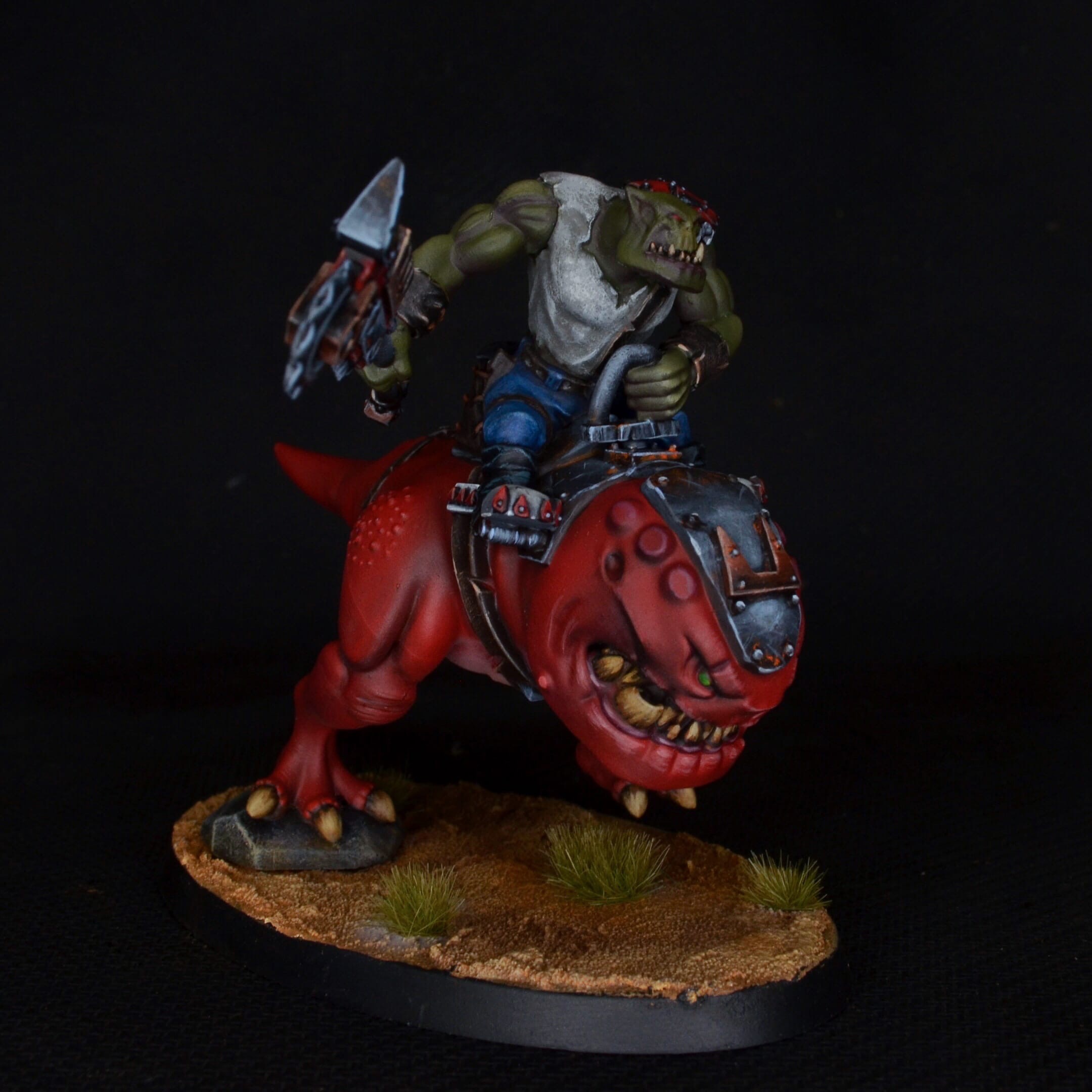 3D file ork on ramming beast ⚔・3D printer model to download・Cults