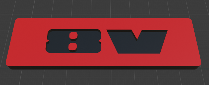 Archivo STL Emblema Volkswagen 8V 🚗・Modelo para descargar y imprimir en ...