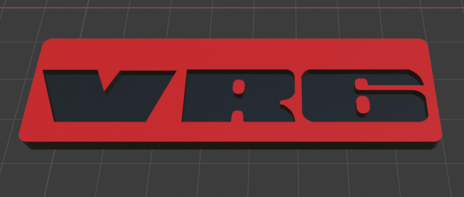 Archivo STL Emblema Volkswagen VR6 🚗・Modelo para descargar y imprimir ...