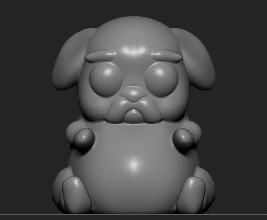 Free STL file Cute Pug・3D printing model to download・Cults
