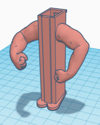 Файл STL Beefy Arms Pez Stem・Шаблон для 3D-печати для загрузки・Cults