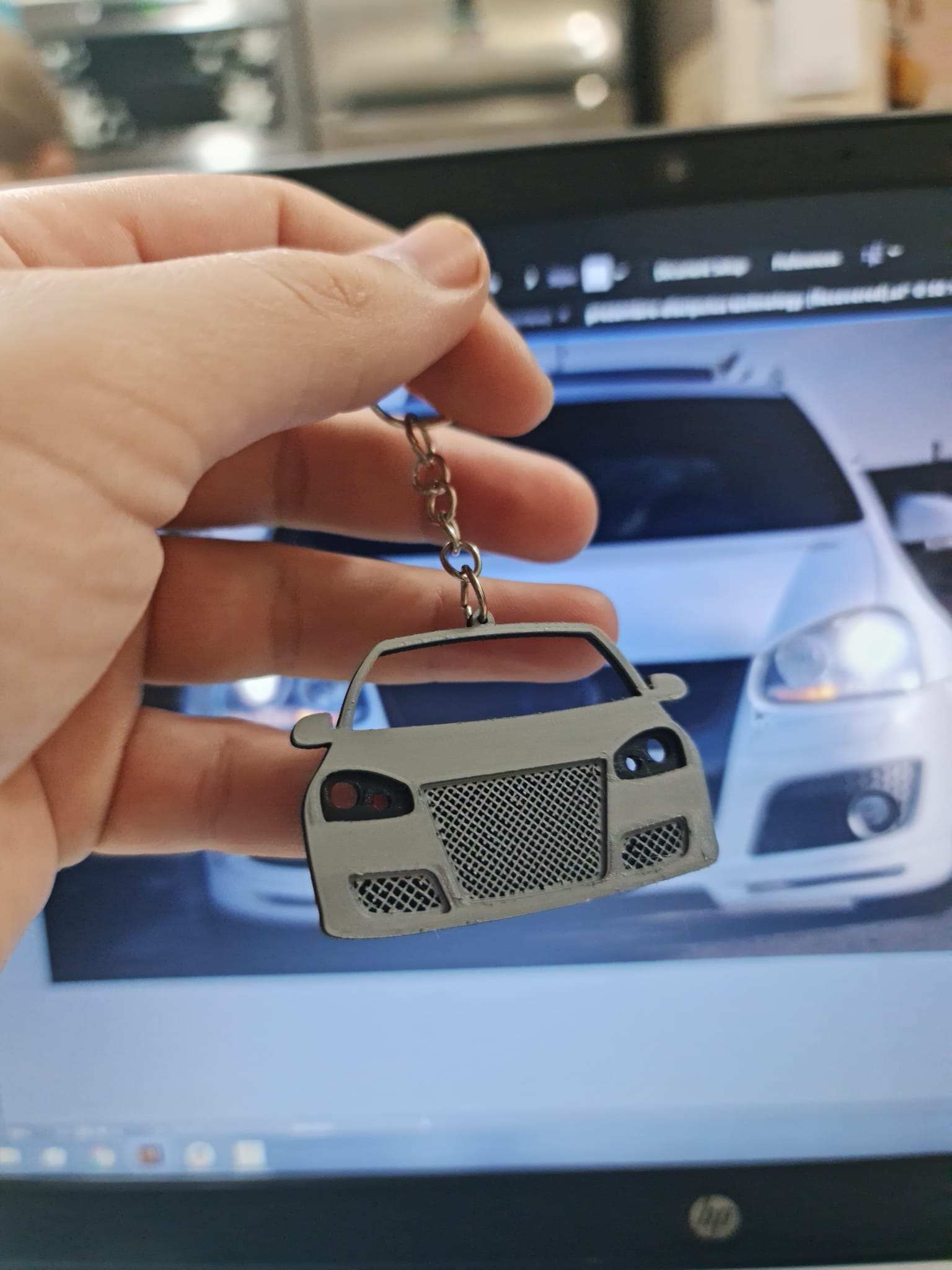 Volkswagen VW Golf R Sports Car Cartoon Caricature Personalised Onto A Variety Of Products ...