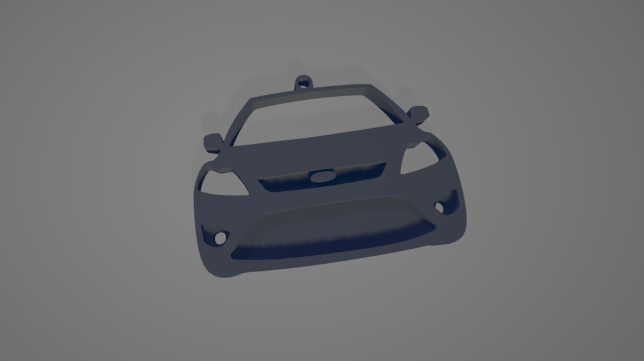 STL file Ford Focus 2 facelift front view keychain 🚙・3D printable ...
