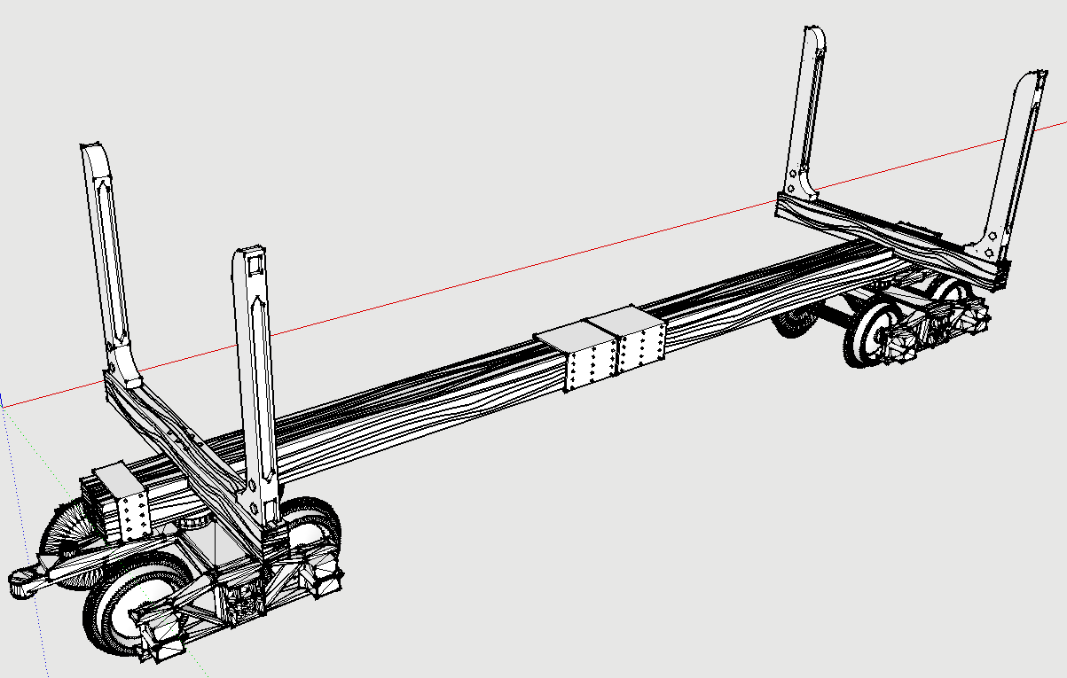 Free 3D file G Scale Skeleton Log Car 💀・Object to download and to 3D ...