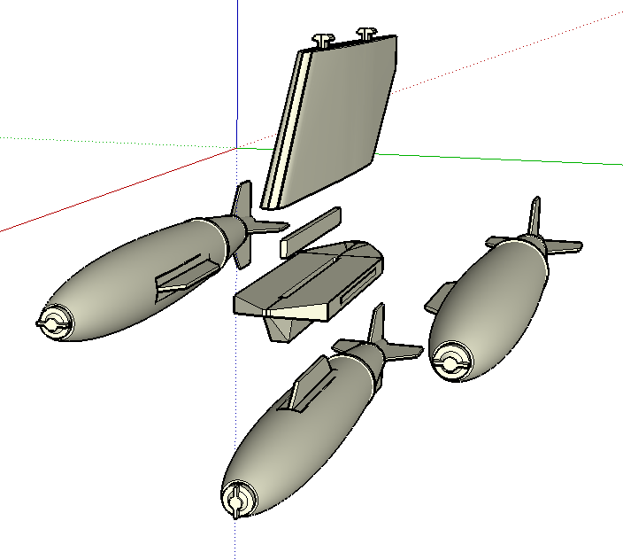 Free 3D file Freewing A-6 Ordnance Bombs Rack 💣・3D printing idea to ...