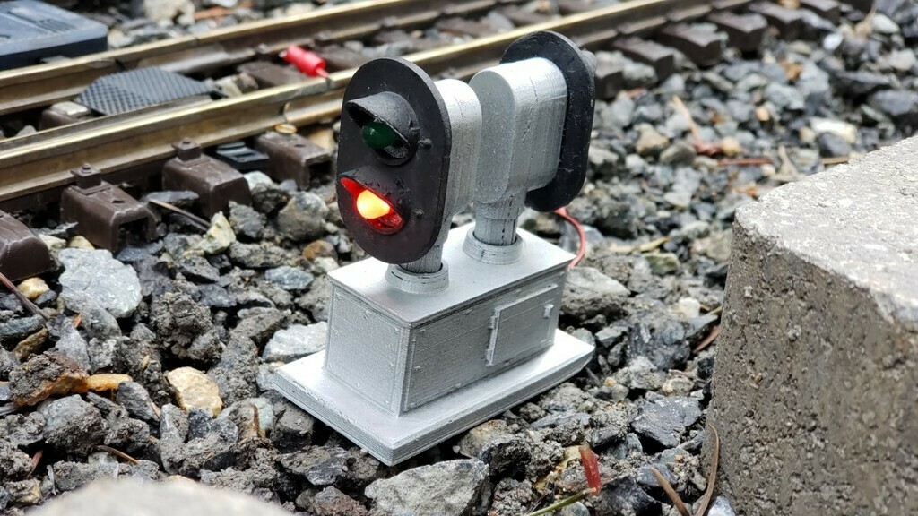 Free 3D file G Scale Signal Light 🚂・3D printable model to download・Cults