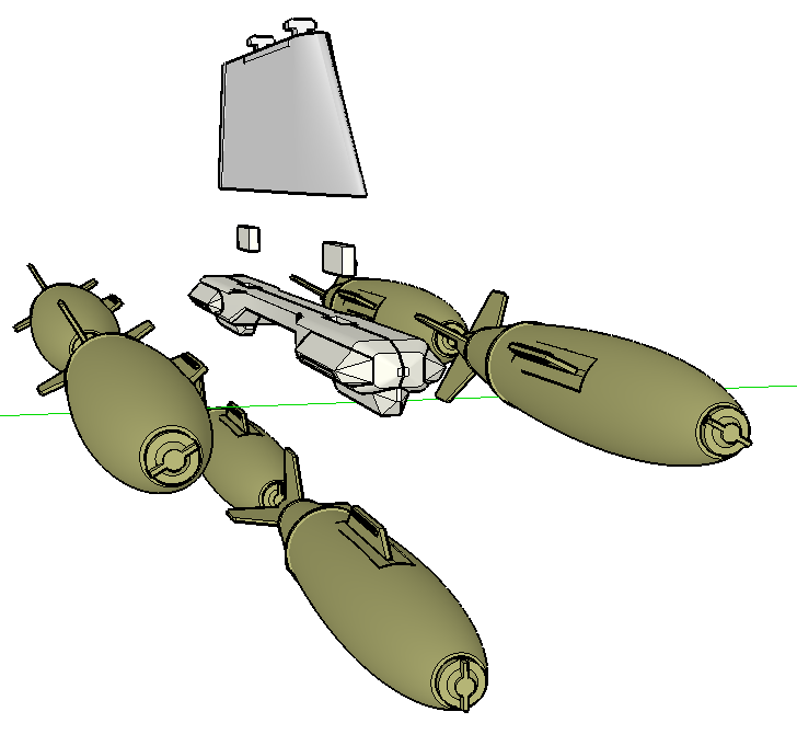 Free 3D file Freewing A-6 Max Bomb Load Ordnance Package w/ Plyon and ...
