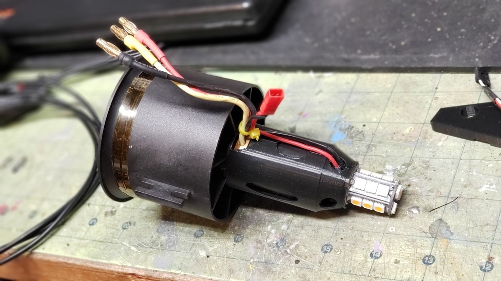 Free 3D file Freewing F-16 LED Afterburner Adapter for 70mm EDF ...