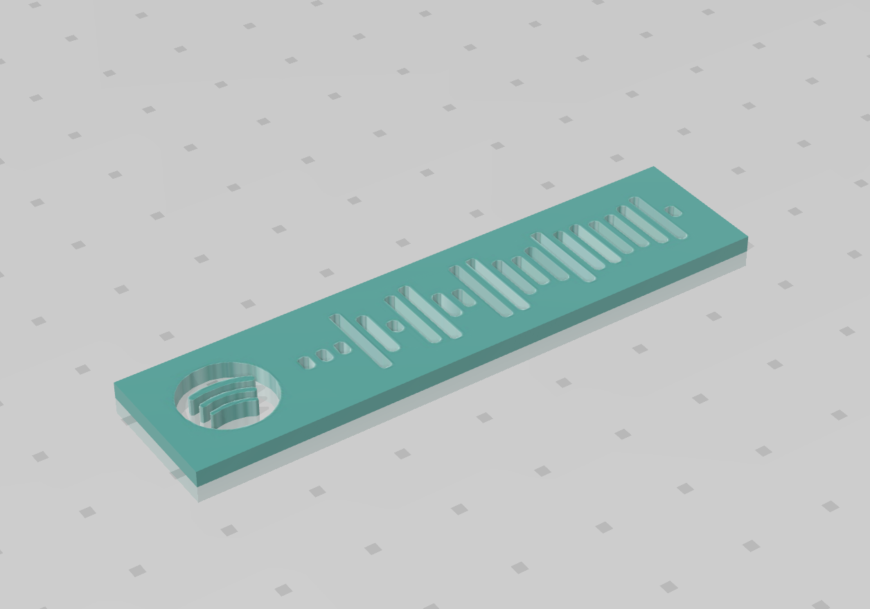 3MF file Spotify code All i want for christmas is you - Mariah carey・3D ...