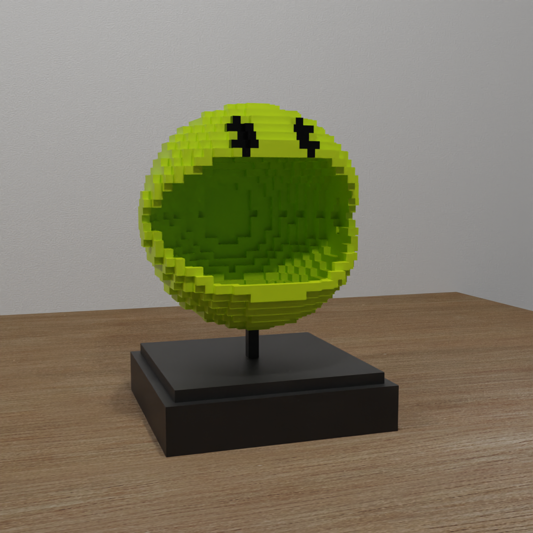STL file Pac-Man Pixels figurine・Model to download and 3D print・Cults