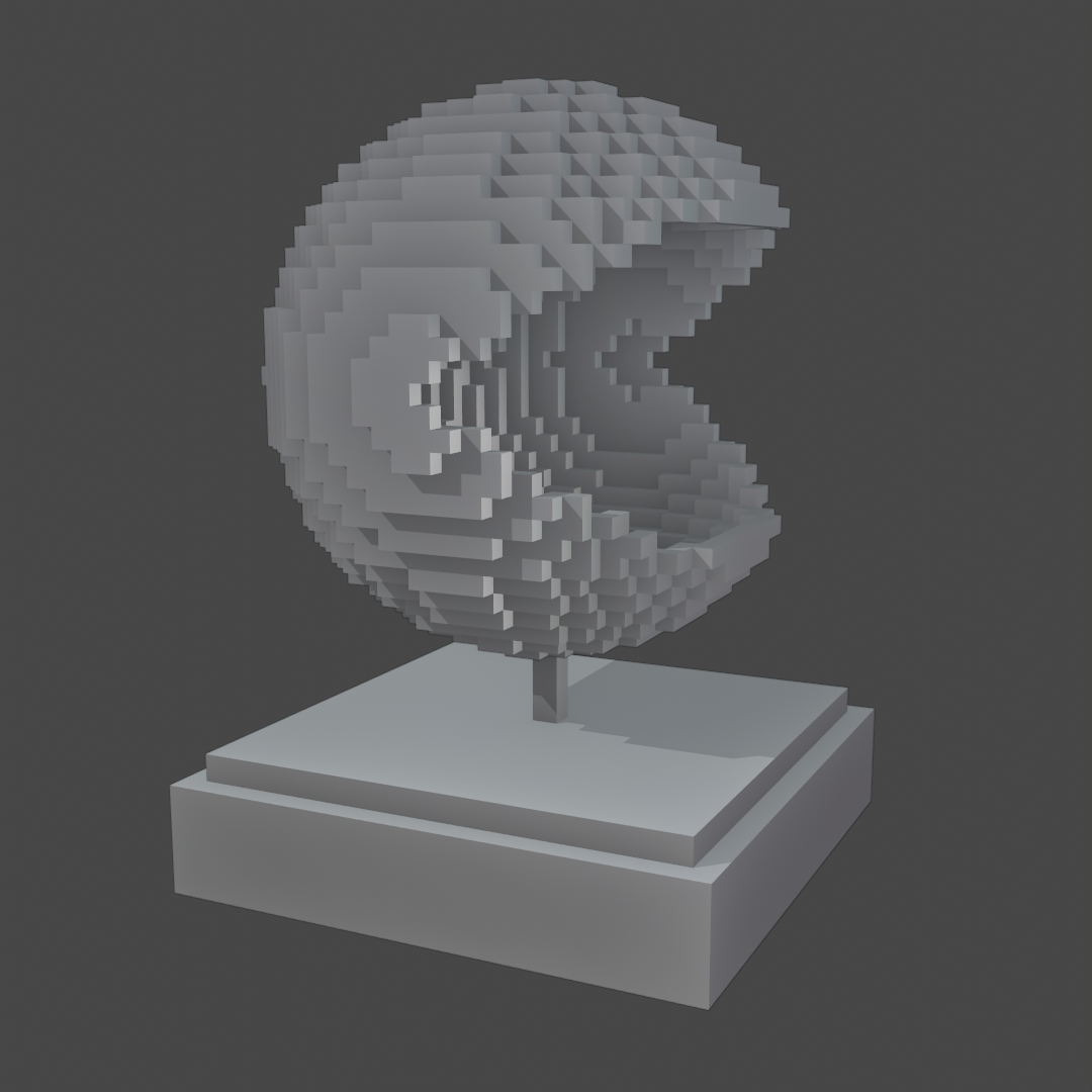 STL file Pac-Man Pixels figurine・Model to download and 3D print・Cults