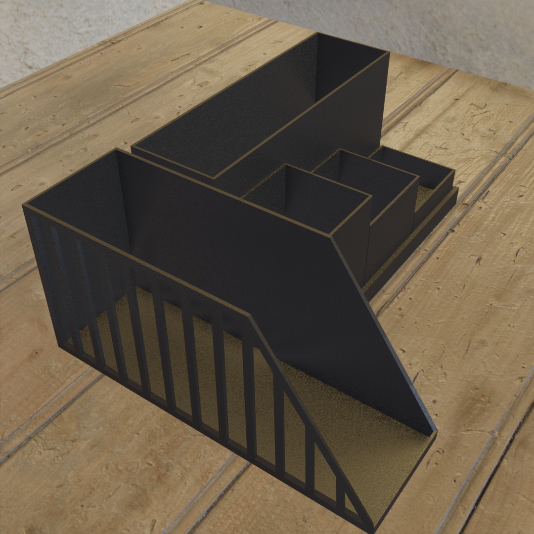 STL file Desk Stationery Organizer・3D printable model to download・Cults