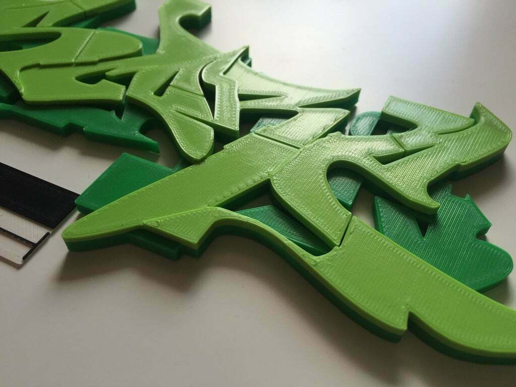 Free STL file "Score" No.2 - by Causeturk - Graffiti・3D printable model ...