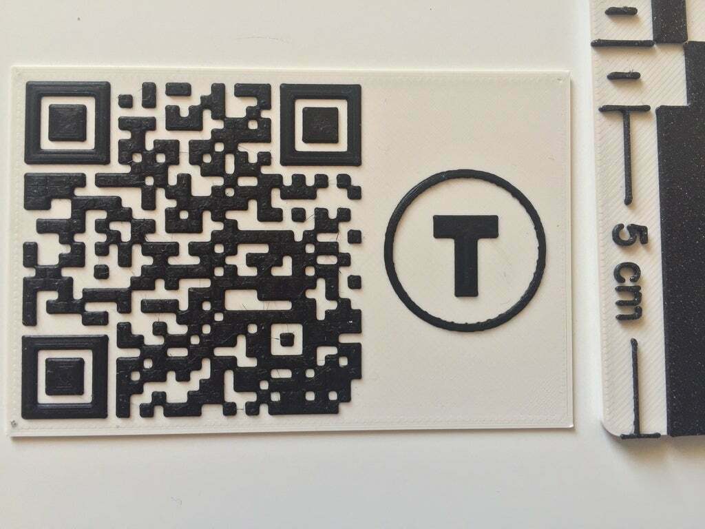 Free STL file QR Code Business Card 🧑‍💻・3D print model to download・Cults